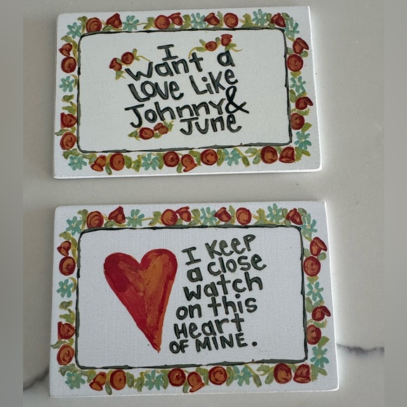 Creative Co-Op | Other | Johnny Cash June Carter Quotes On Wooden ...